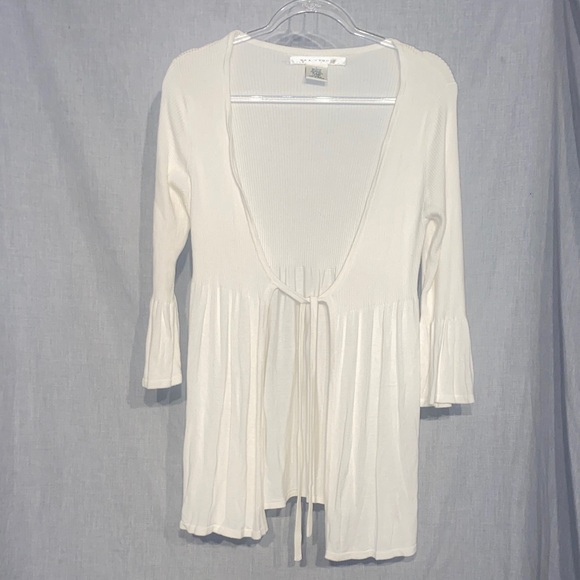 Max Studio | Tops | Max Studio Cream Openfront Cardigan | Poshmark